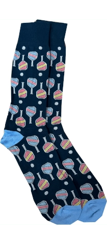 LAZYJACK PRESS Just Dink It Socks - Blue