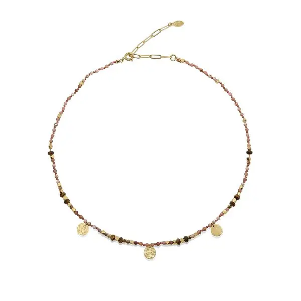 ATELIER PETITES PIERRES Tinsel Natural Gem Necklace - Gold