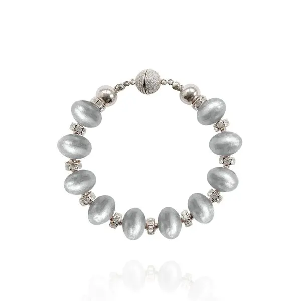 SAULE LABEL Mika Bracelet In Cloudy Sky - Silver
