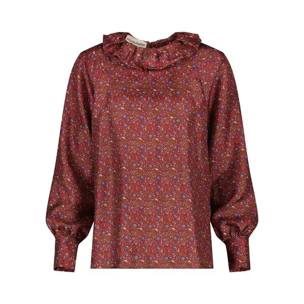 PALINGÉNÉSIE Car Silk Blouse