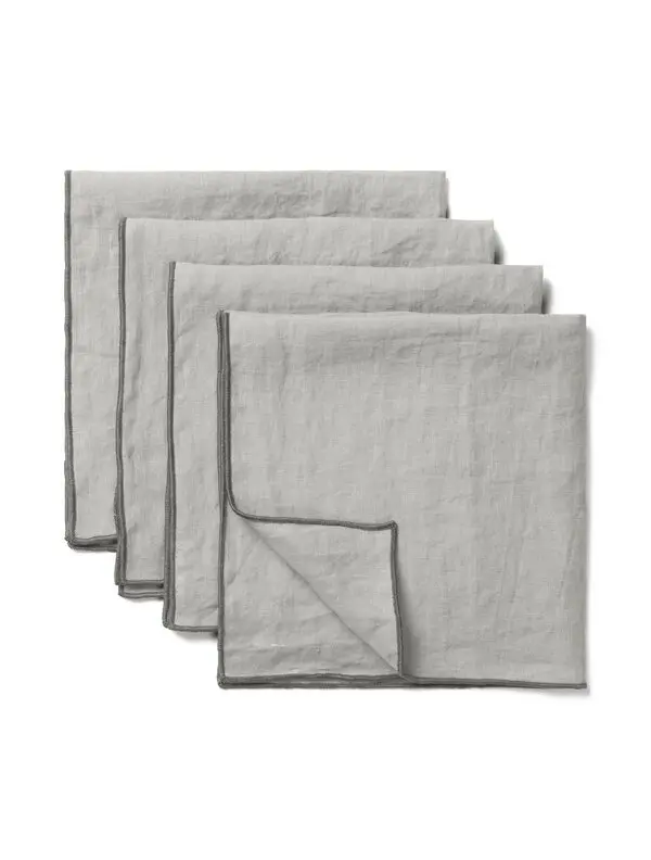 TAMEKO Neutrals / Merrow Napkin Dark Set Of Four - Grey
