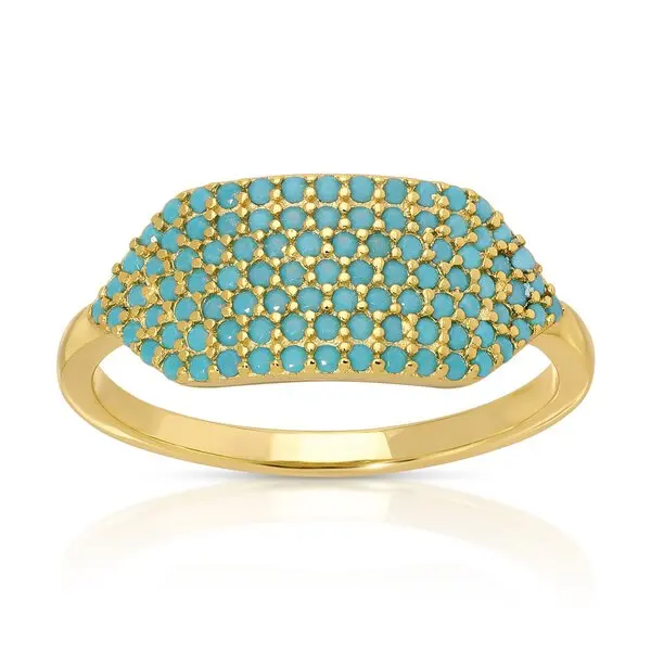 NATIVE GEM Id Ring- Turquoise - Blue