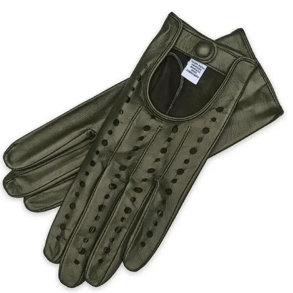 1861 GLOVE MANUFACTORY Rimini Driving Gloves In Verde - Green