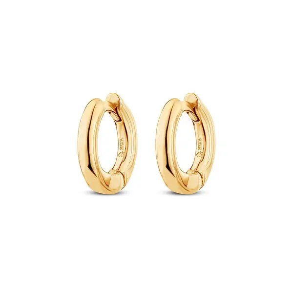 SALLY SKOUFIS Alchemy Huggie In 18k Vermeil - Gold