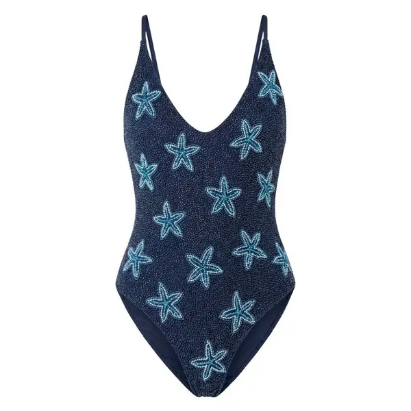 OCEANUS SWIMWEAR Mia's Marina Swimsuit Periwinkle - Blue