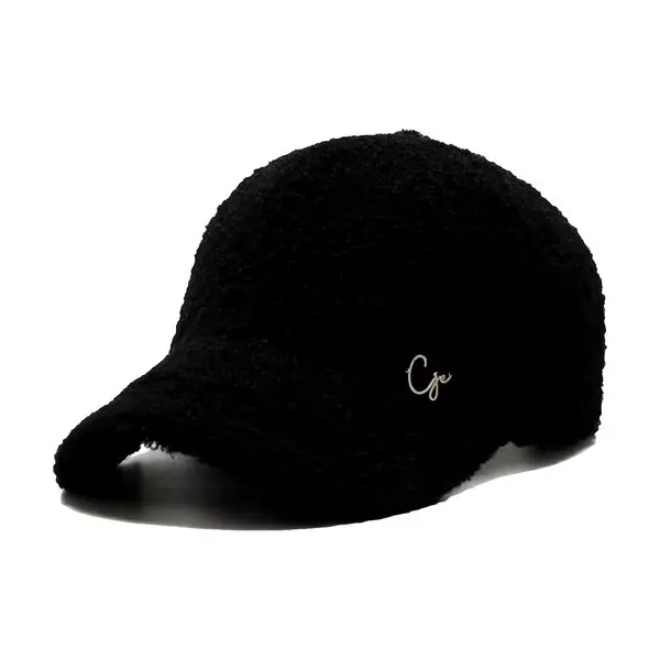 CHANEL JOAN ELKAYAM Boucle Textured C J E Cap - Black