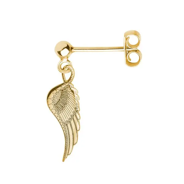 CARTERGORE Wing Single Short Drop Earring - Gold