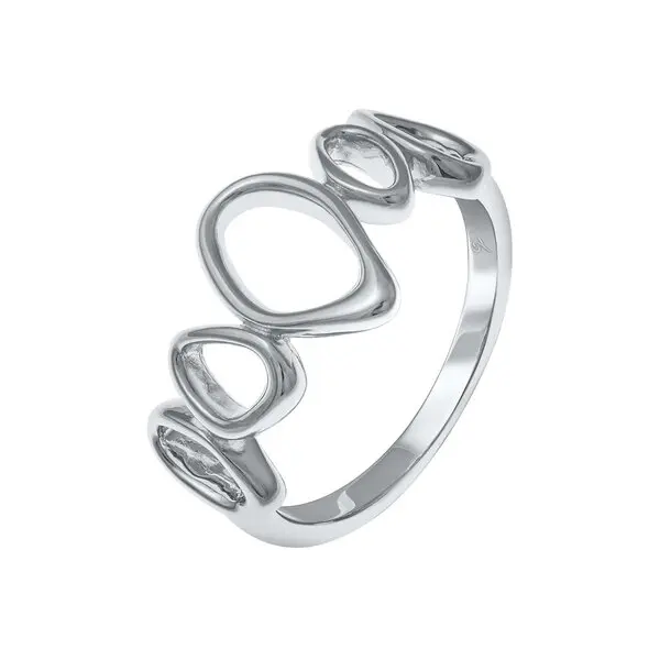 LUCY QUARTERMAINE Multi Volcan Ring - Silver