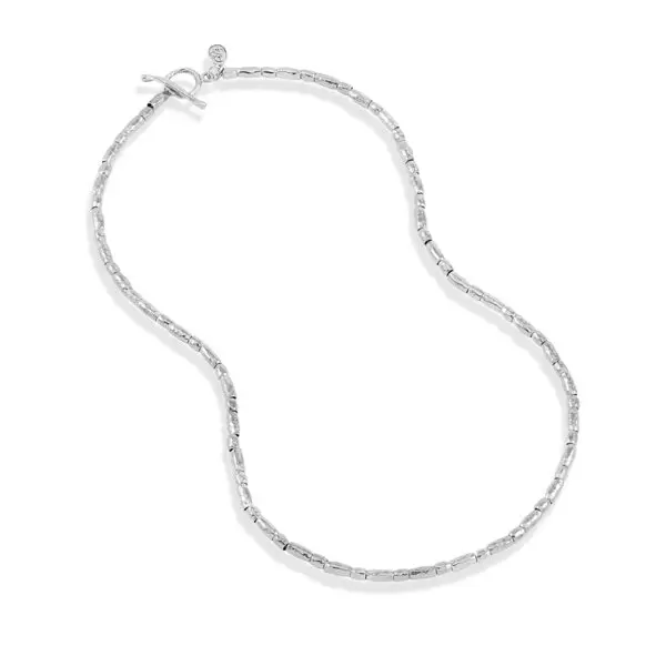 DOWER & HALL Rice Nomad Necklace In Sterling - Silver