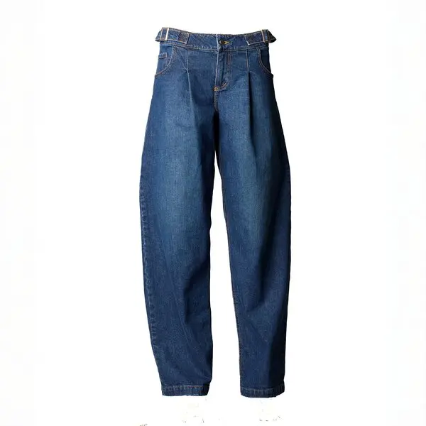 LOVE AND NOSTALGIA Bob Barrel Leg Jean - Blue