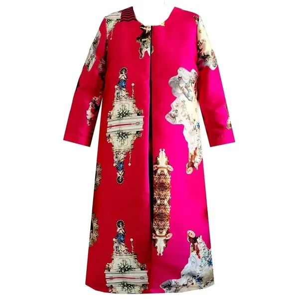 MAXJENNY Tailored Coat Sicily Hot - Pink