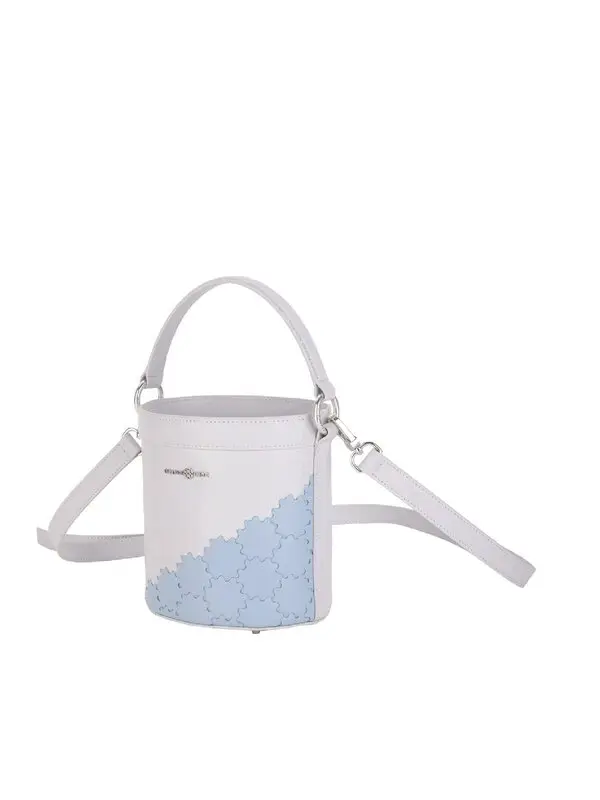 ORANGE CUBE Quilted Impressions Bucket Bag Nimbus Cloud/ Dream Blue