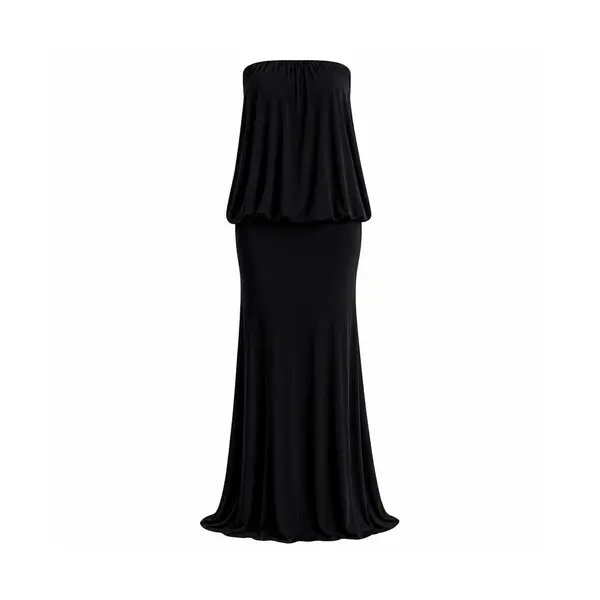 MAISON DE GALA Valerie Noir Maxi Dress