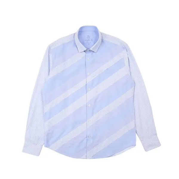 EIGHT X Driftline Long Sleeve Button Down Shirt - Blue