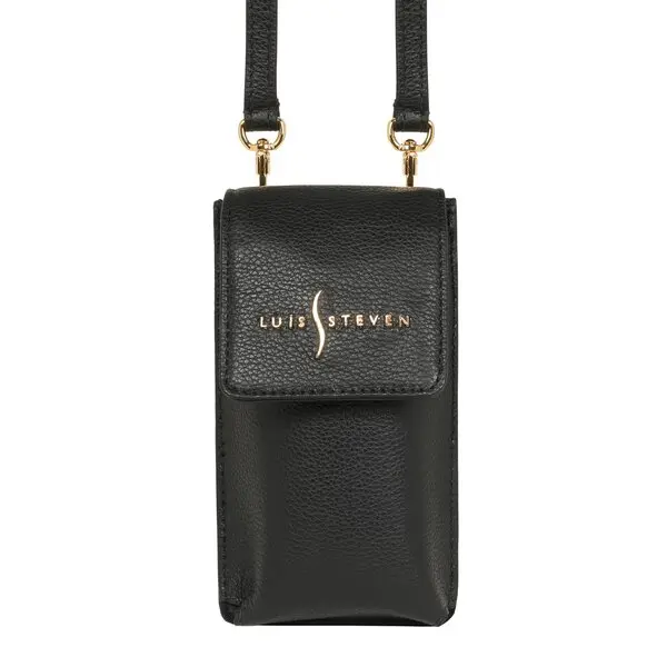LUIS STEVEN Smartphone Pouch Pebble - Black
