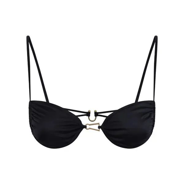 BIANCA RESORTWEAR Calla Bikini Top - Black