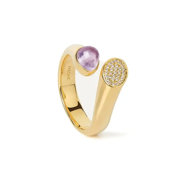FREQNC ATELIER Serpent Ring - Purple