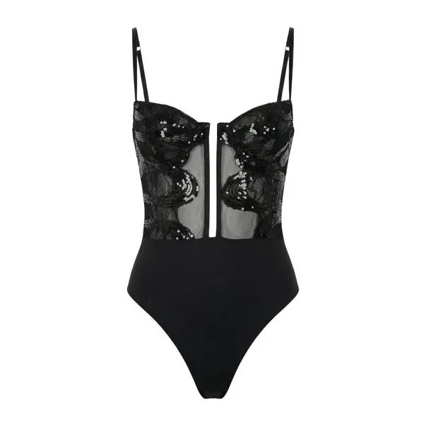 ROOM 24 Lumi Bodysuit - Black