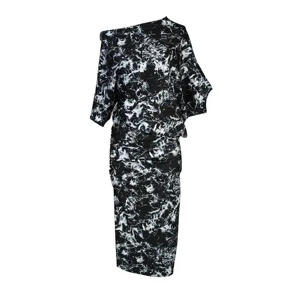 JENNAFER GRACE Frequencies Angle Dress - Black