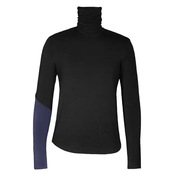 CARLTON JONES Bamboo Turtleneck - Black
