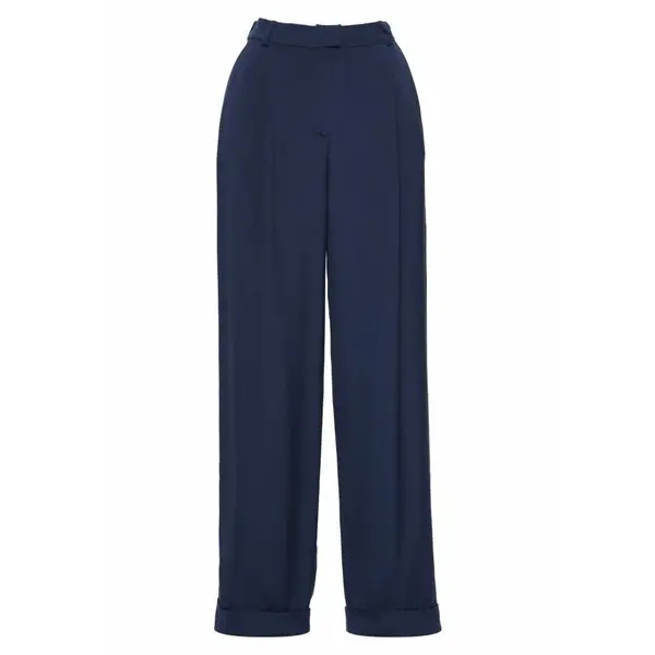 ETERNOIR Notturno Tailored Trousers - Blue