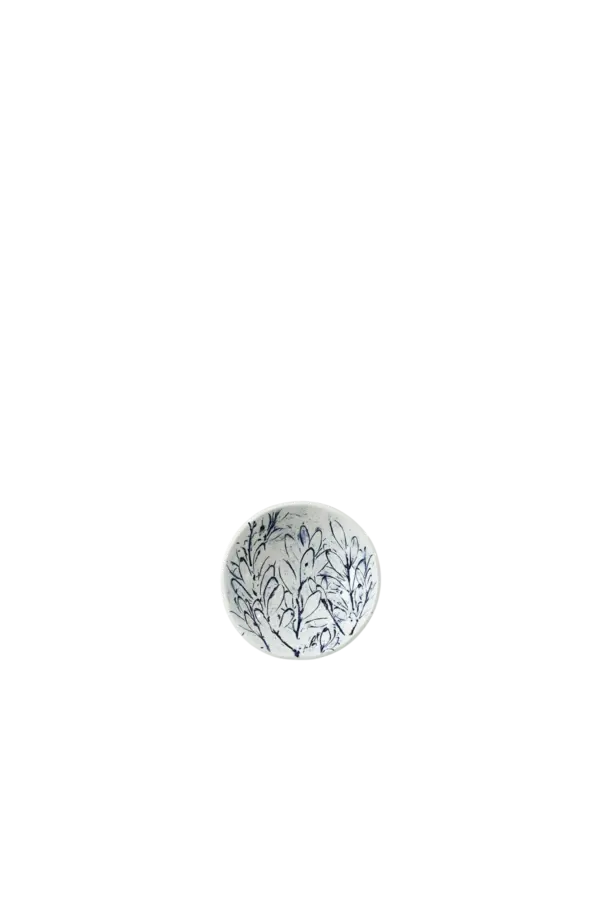 Botanical Boys Blue / White Cobalt Blue Fynbos Ceramic Plate Nine - Blue/white