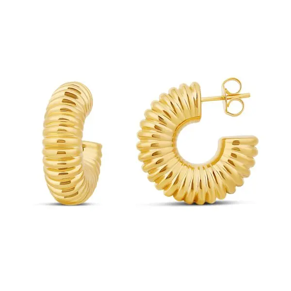 SHYMI Textured Hoops - Gold