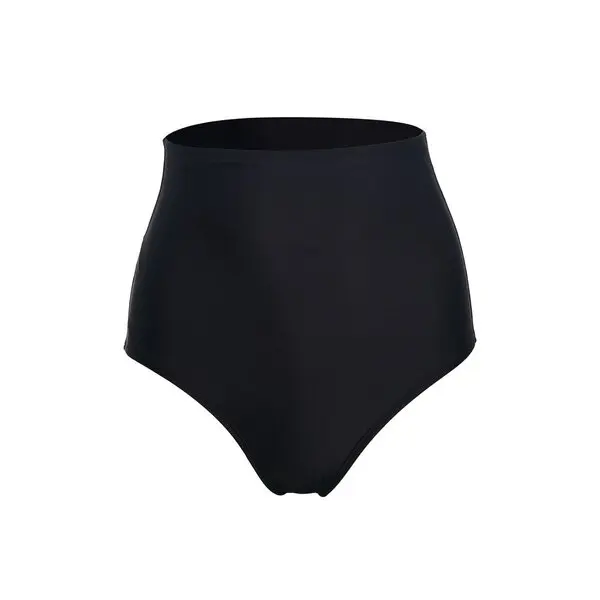 PAOLA AMADOR High Waist Bikini Bottom - Black