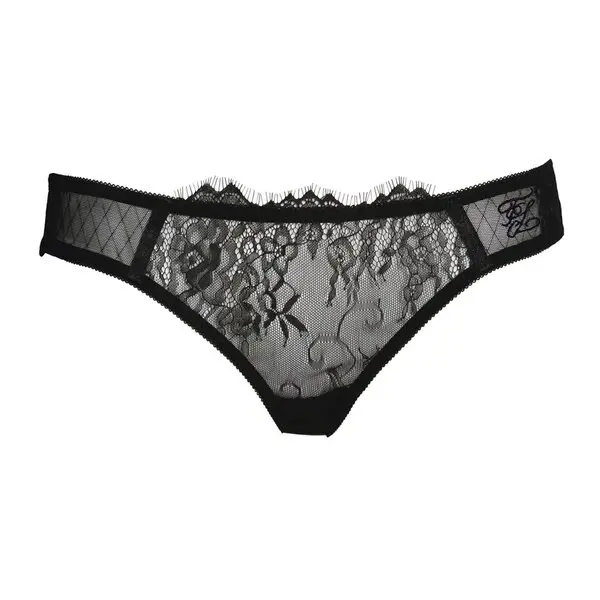 TALLULAH LOVE Liquorice Lace Brief - Black