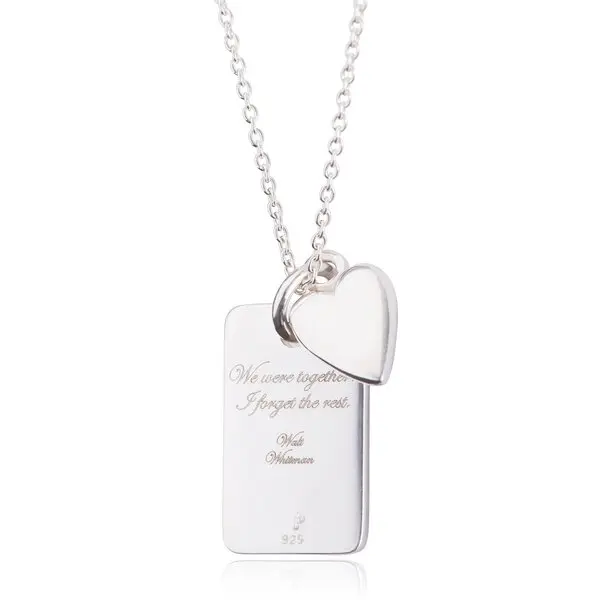 FV JEWELLERY The Heart Series Necklace - Silver