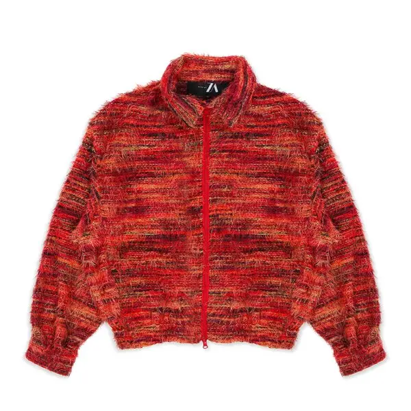 MADEBYZA Vibrant Textured Knit Jacket - Yellow