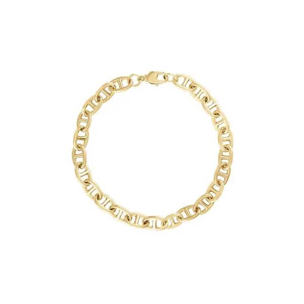 OLIVIA LE Mini Beverly Links Mariner Bracelet - Gold