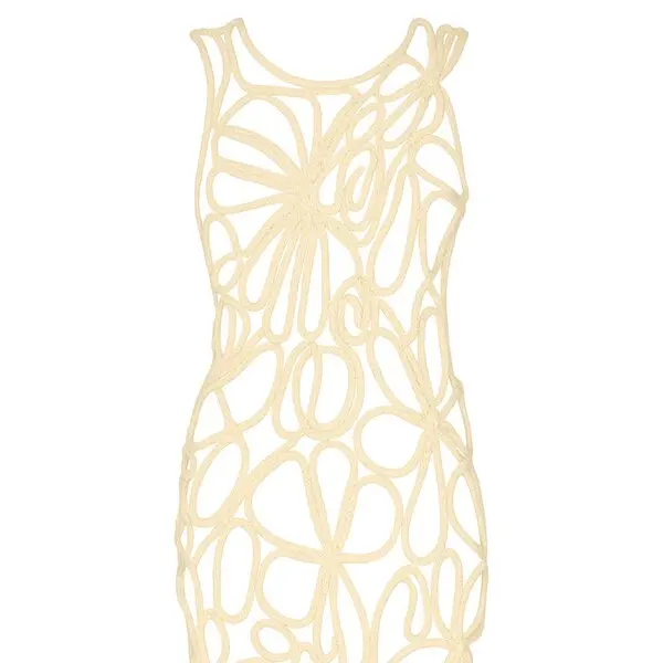 LIVE KOLIBRI Hand-woven Triple-wound Cover Up Ivory