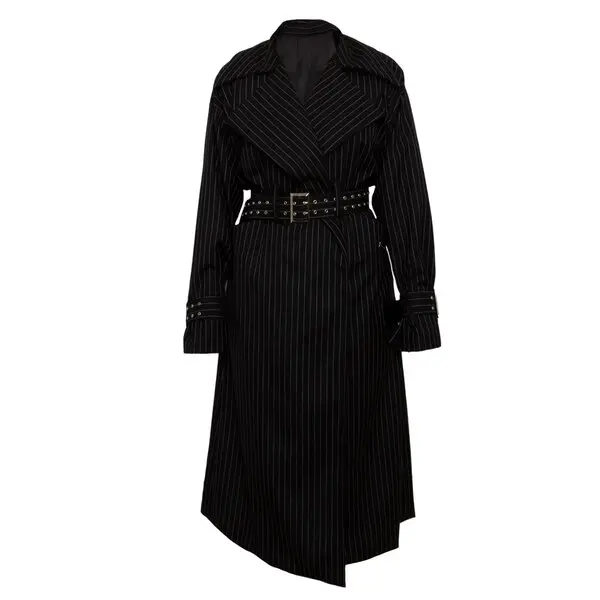 PALOMA LIRA Dark Knight Trench Coat - Black