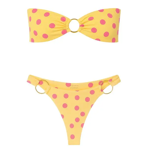 BIKINIS BY BRIDGET Coast Bikini Bottoms - Yellow