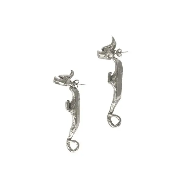RAXADA Cuélebres Earrings - Silver
