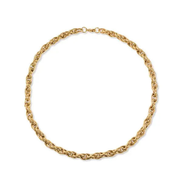 A WEATHERED PENNY Knot Necklace - Gold
