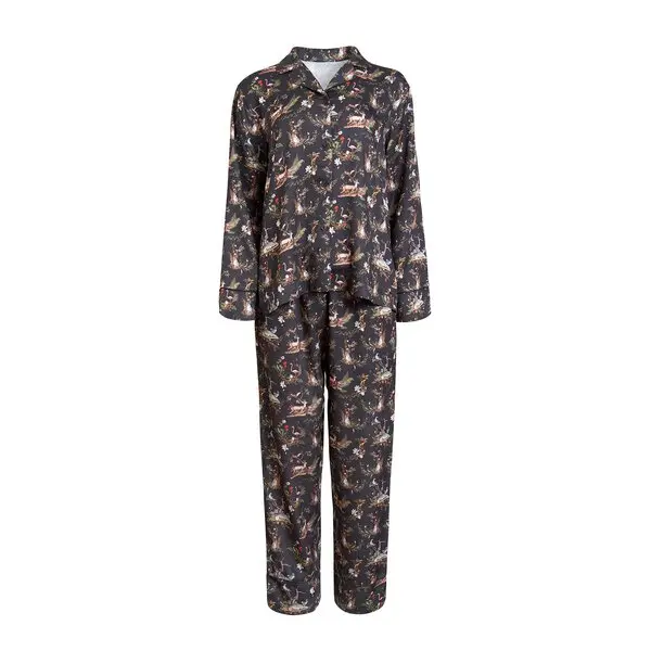 FABLE ENGLAND Wonderland Pyjamas - Black