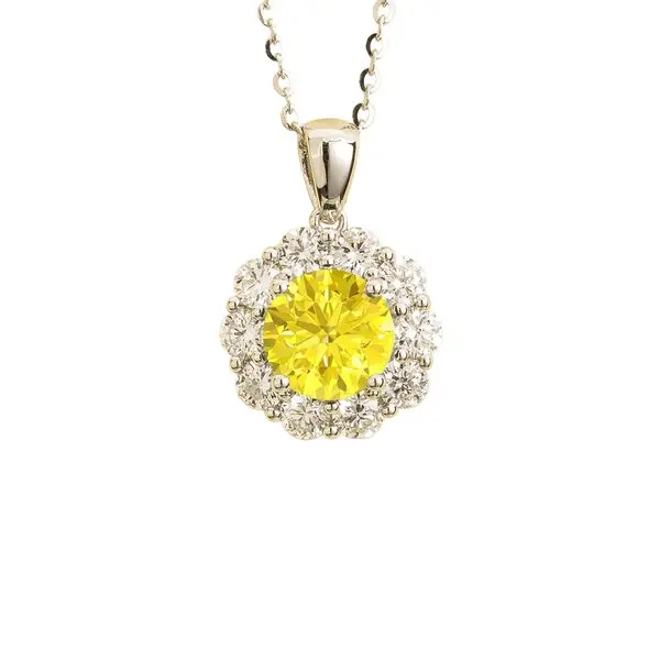 JUVETTI  Floret Necklace Set - White/yellow