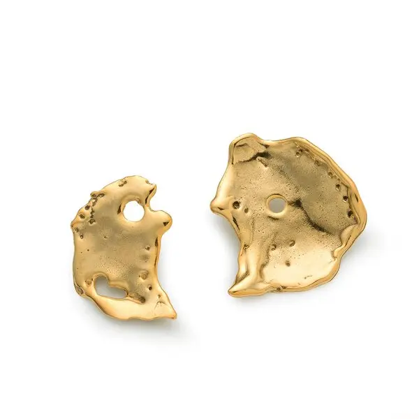 EVA REMENYI Talisman Moon Earrings - Gold