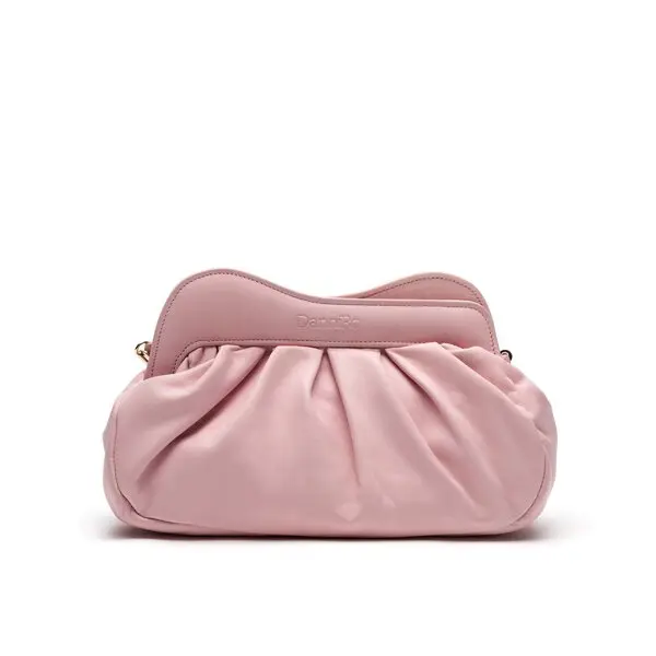 DANNI RO Lisbon Baby Clutch Color Leather - Pink
