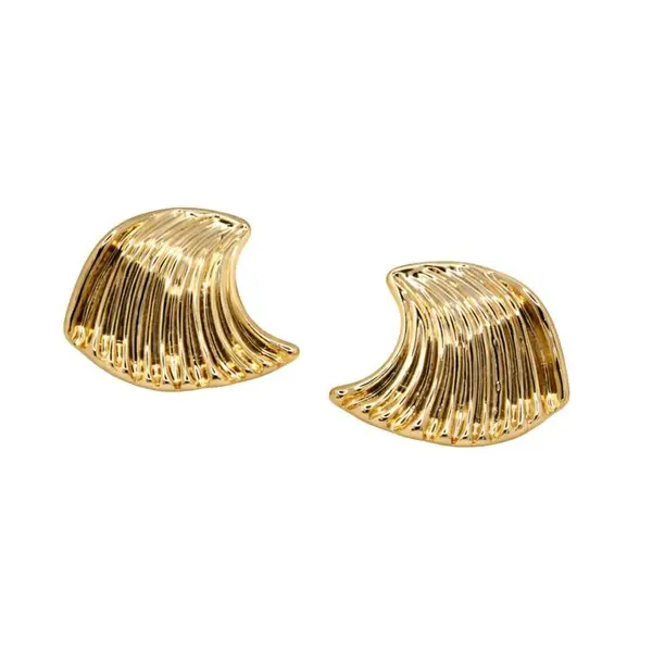 UCHI & SOTO Nami Wave Large Stud Earrings