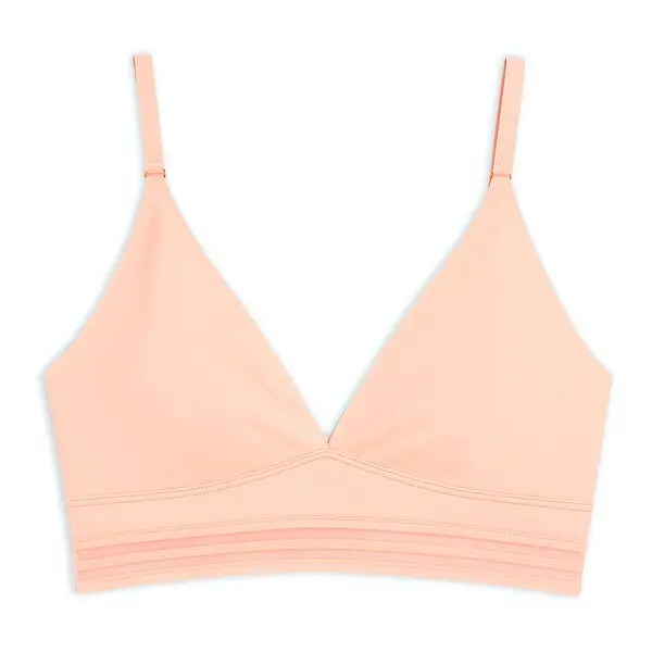 ZELF INTIMATES Aura Soft Peach Bralette - Orange