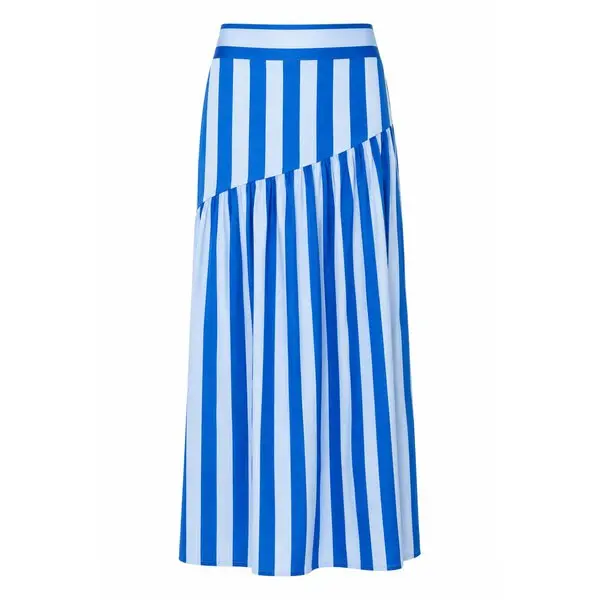 Mind Traveler Beth Striped Skirt - Blue