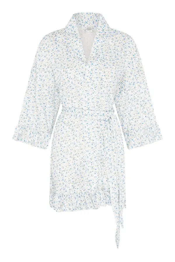 WILD LOVERS LONDON Lison Robe - White