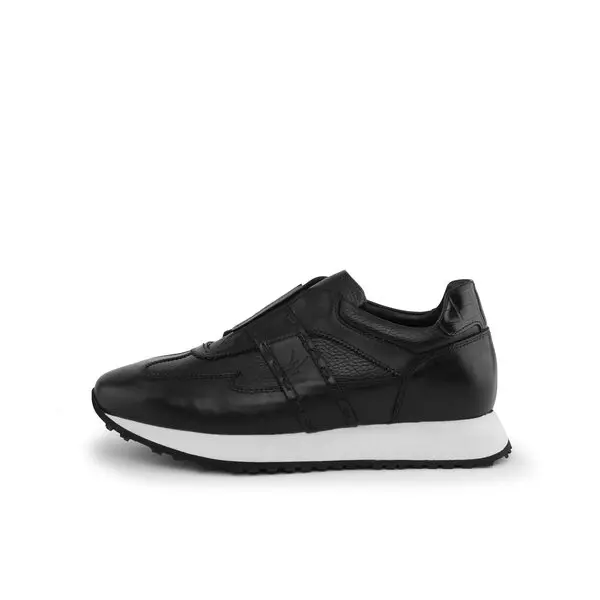 ILVI Tord Leather Sneaker - Black