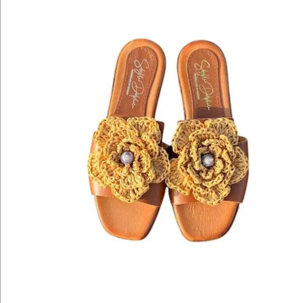 SIBYLLA DELPHICA Apollonia Leather Sandals - Brown