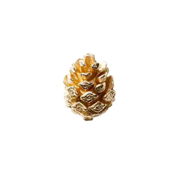 LEE RENEE Baby Pine Cone Lapel Pin - Gold