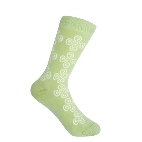 PEPER HAROW - MADE IN ENGLAND Knot Socks Lime - Green
