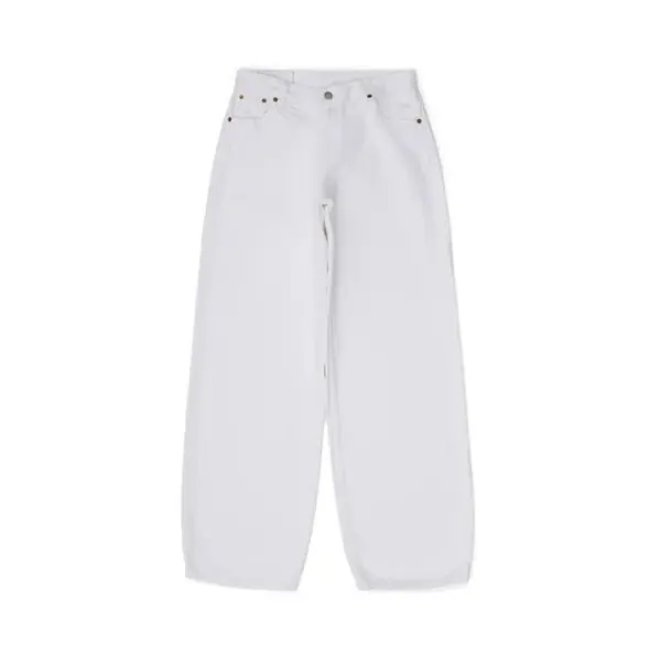 DR. DENIM Hill Low Relaxed - White